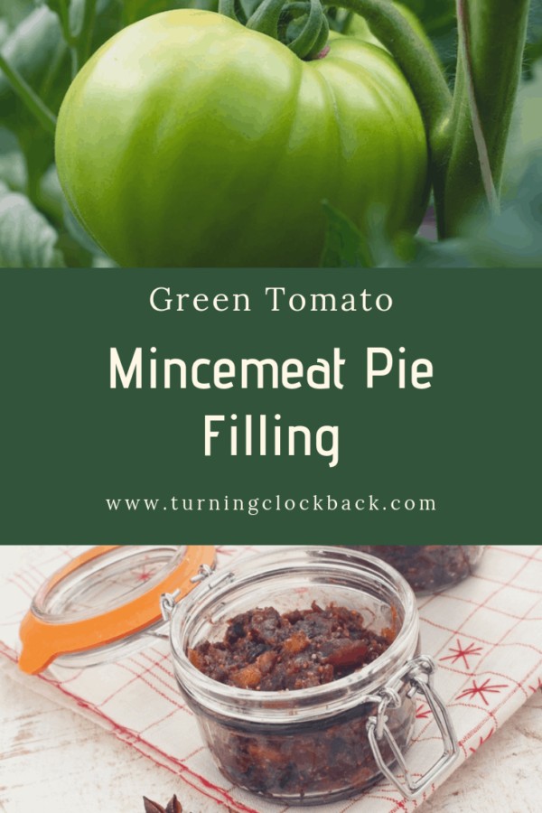 Homemade Green Tomato Mincemeat Recipe - Turning the Clock Back