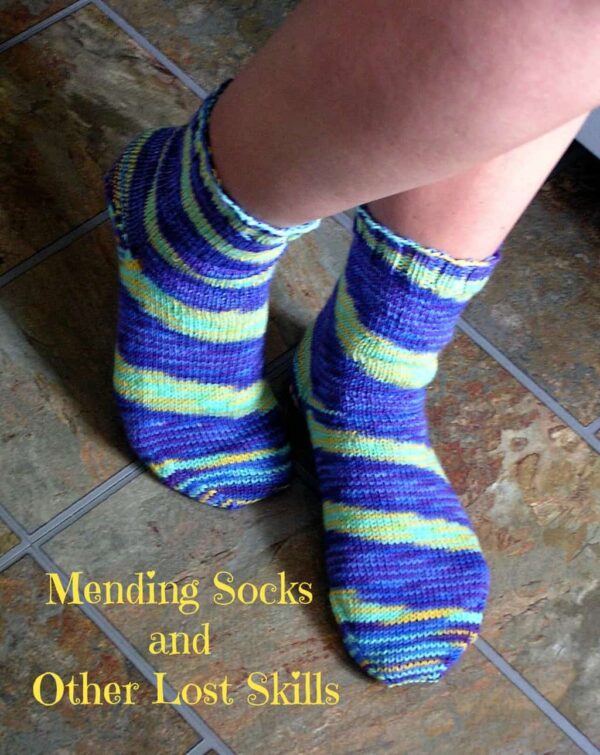 How to Mend Socks - Turning the Clock Back
