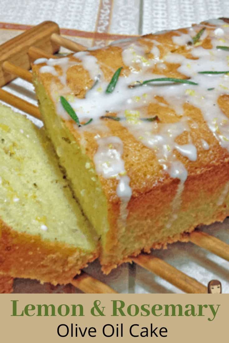 Lemon and Rosemary Olive Oil Cake - Turning the Clock Back