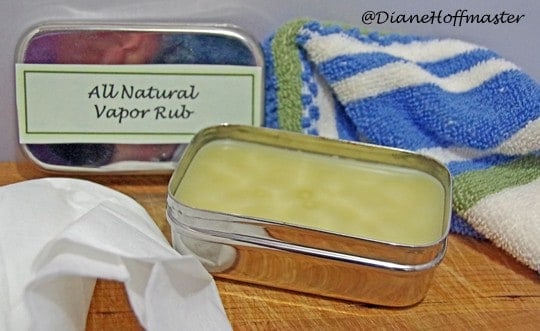 Homemade Vapor Rub And Aromatherapy Usage Turning The Clock Back