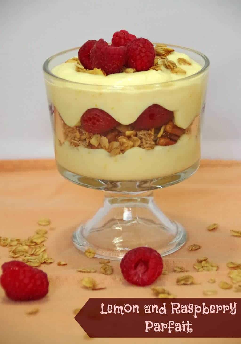 Lemon and Raspberry Parfait Recipe - Turning the Clock Back