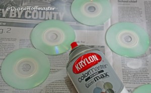 Recycled Craft Idea: Make these easy CD coasters! - Turning the Clock Back