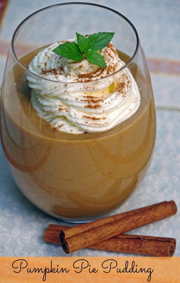 Pumpkin Pie Homemade Pudding Recipe - Turning the Clock Back