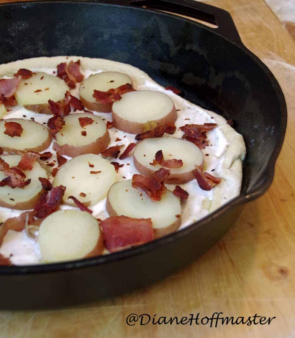 Loaded Baked Potato Pizza Recipe - Turning the Clock Back