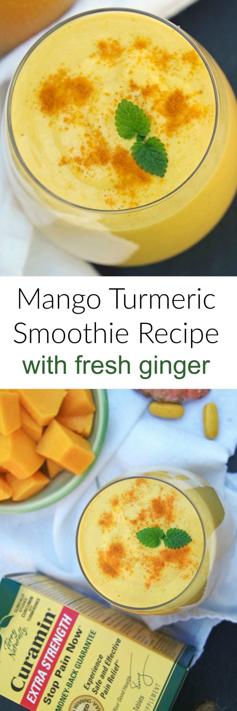 Mango Turmeric Smoothie Recipe - Turning the Clock Back