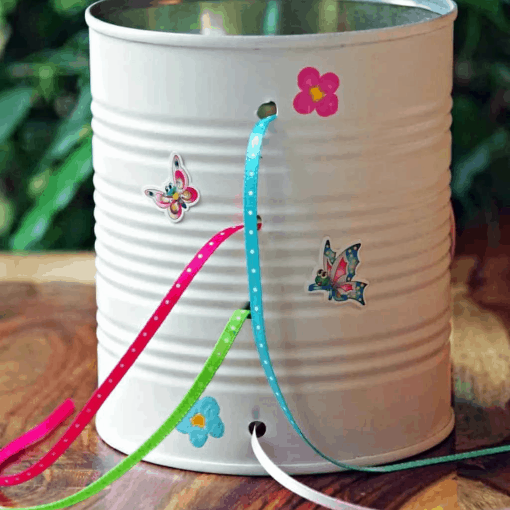 Upcycled DIY Ribbon Organizer - Turning the Clock Back