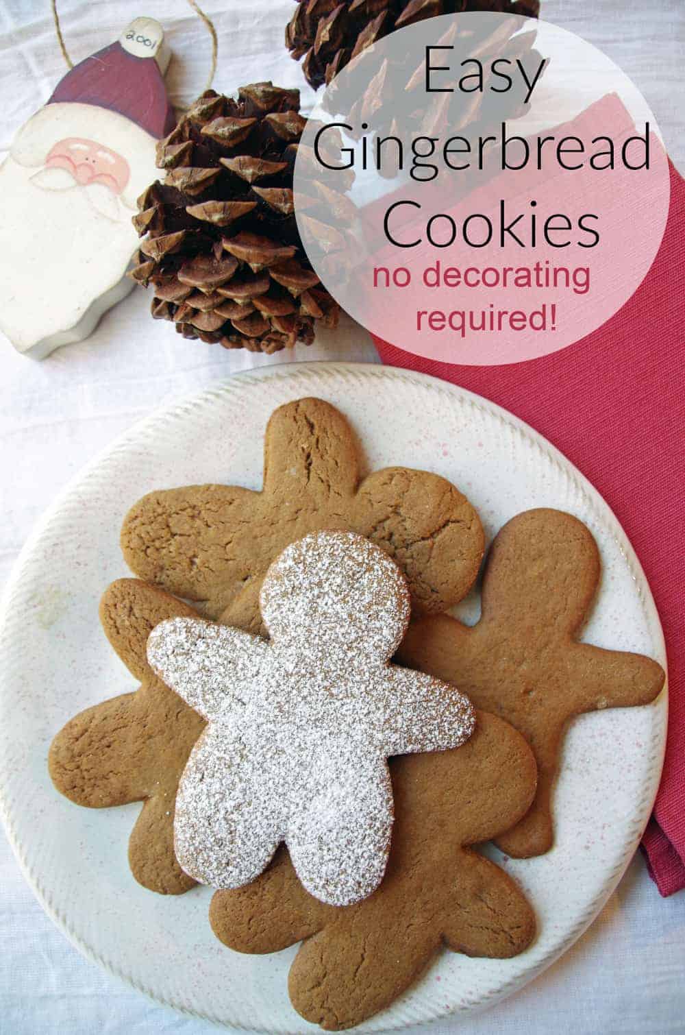 Easy Gingerbread Cookie Recipe - Turning the Clock Back