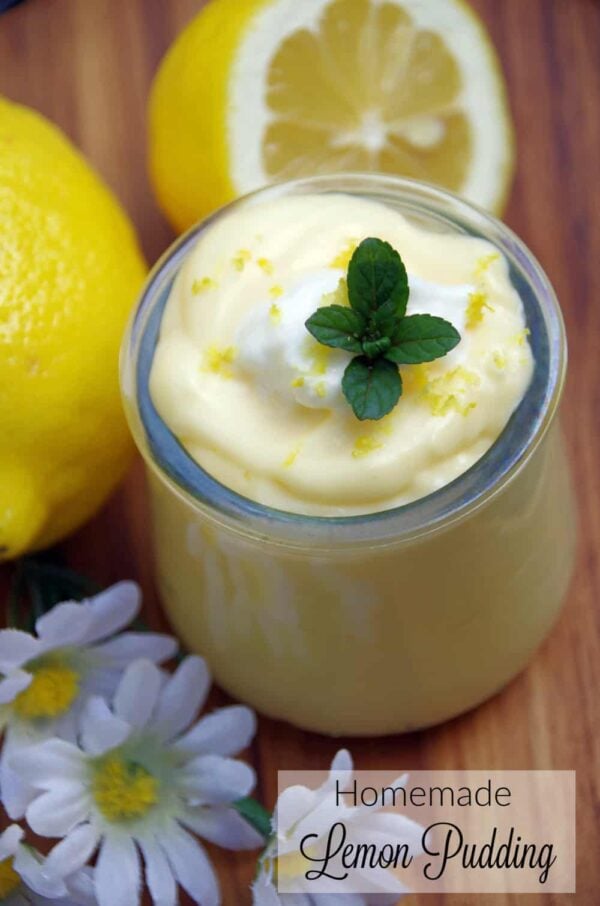 Homemade Fresh Lemon Pudding | Turning The Clock Back