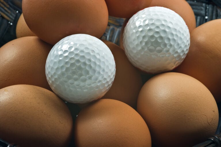 What To Do With Old Golf Balls - Turning the Clock Back