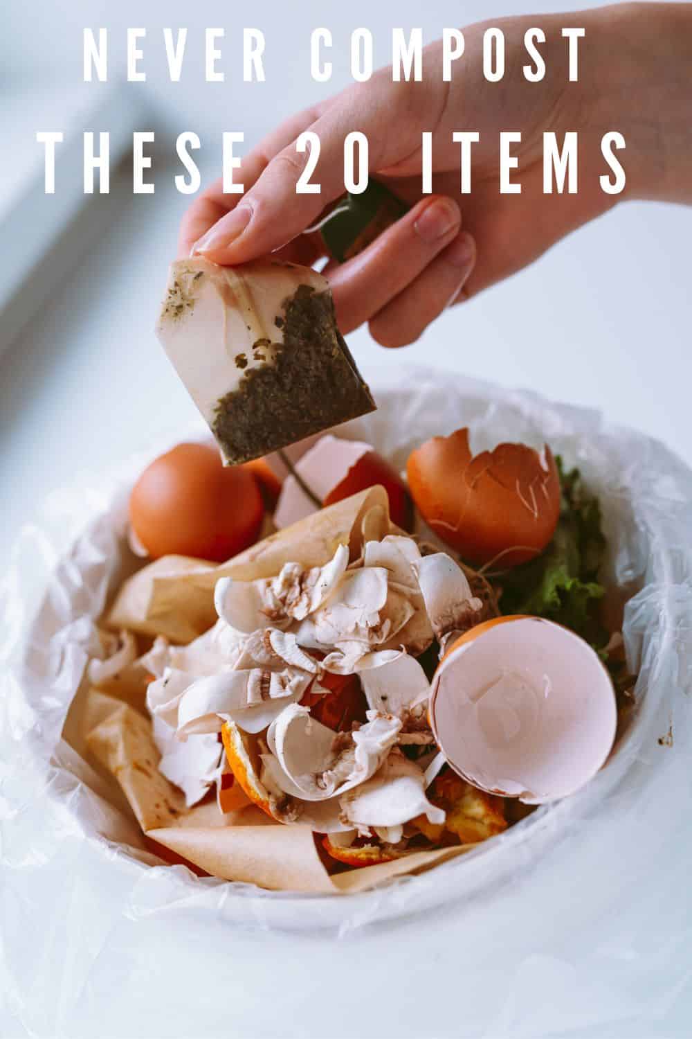 Non Compostable Items - Turning the Clock Back