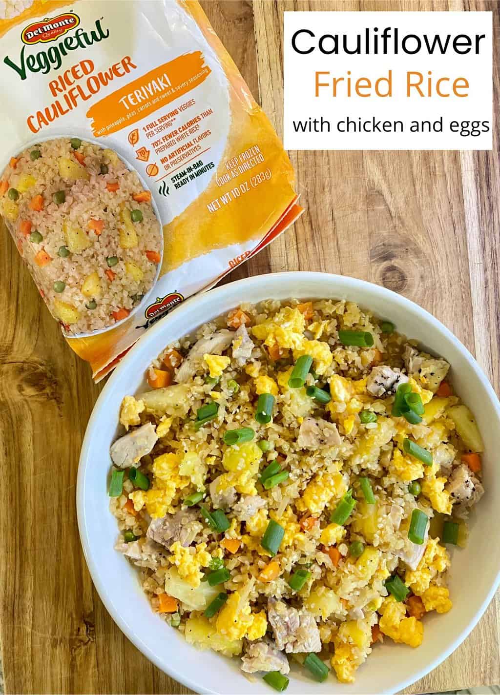Cauliflower Chicken Fried Rice Recipe - Turning the Clock Back