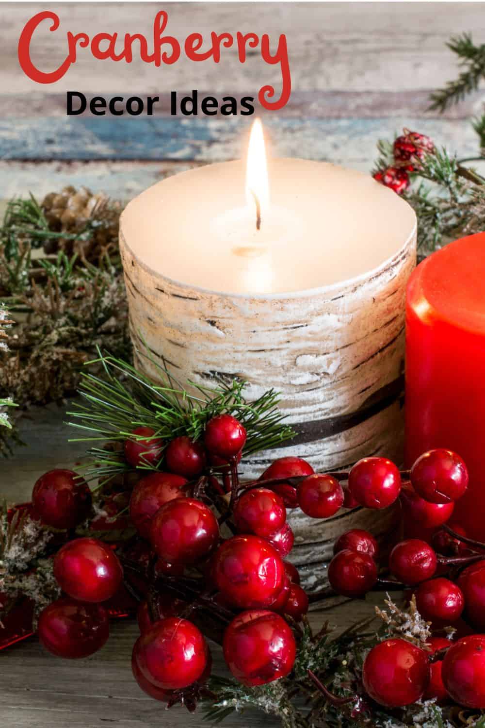 Decorating With Fresh Cranberries - Turning the Clock Back
