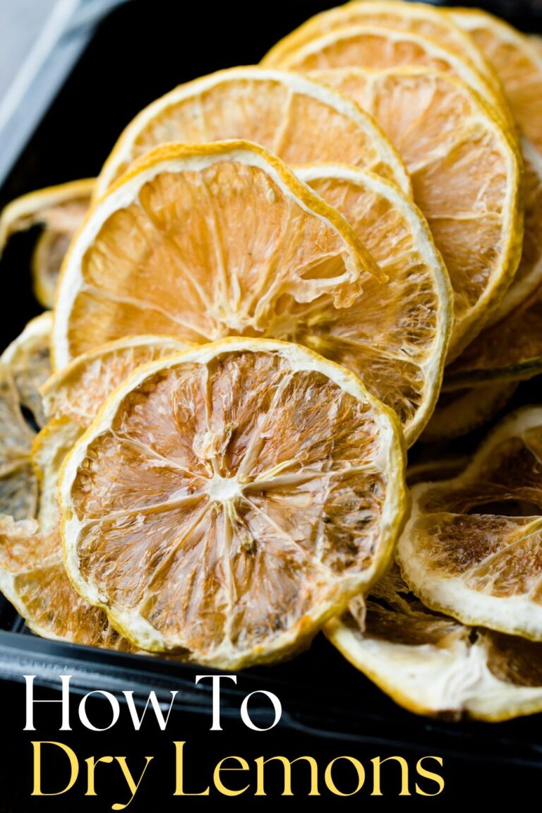 Dehydrating Lemons - Turning the Clock Back